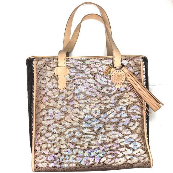 Consuela | Bags | Consuela Iris Classic Iridescent Jag Print Tote Bag ...